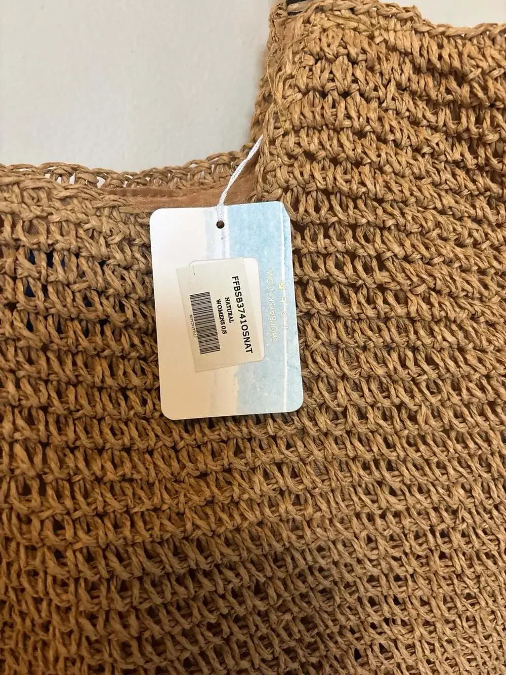 Bay Sky | Bags | Bay Sky Natural Woven Straw Tote Bag With Striped ...